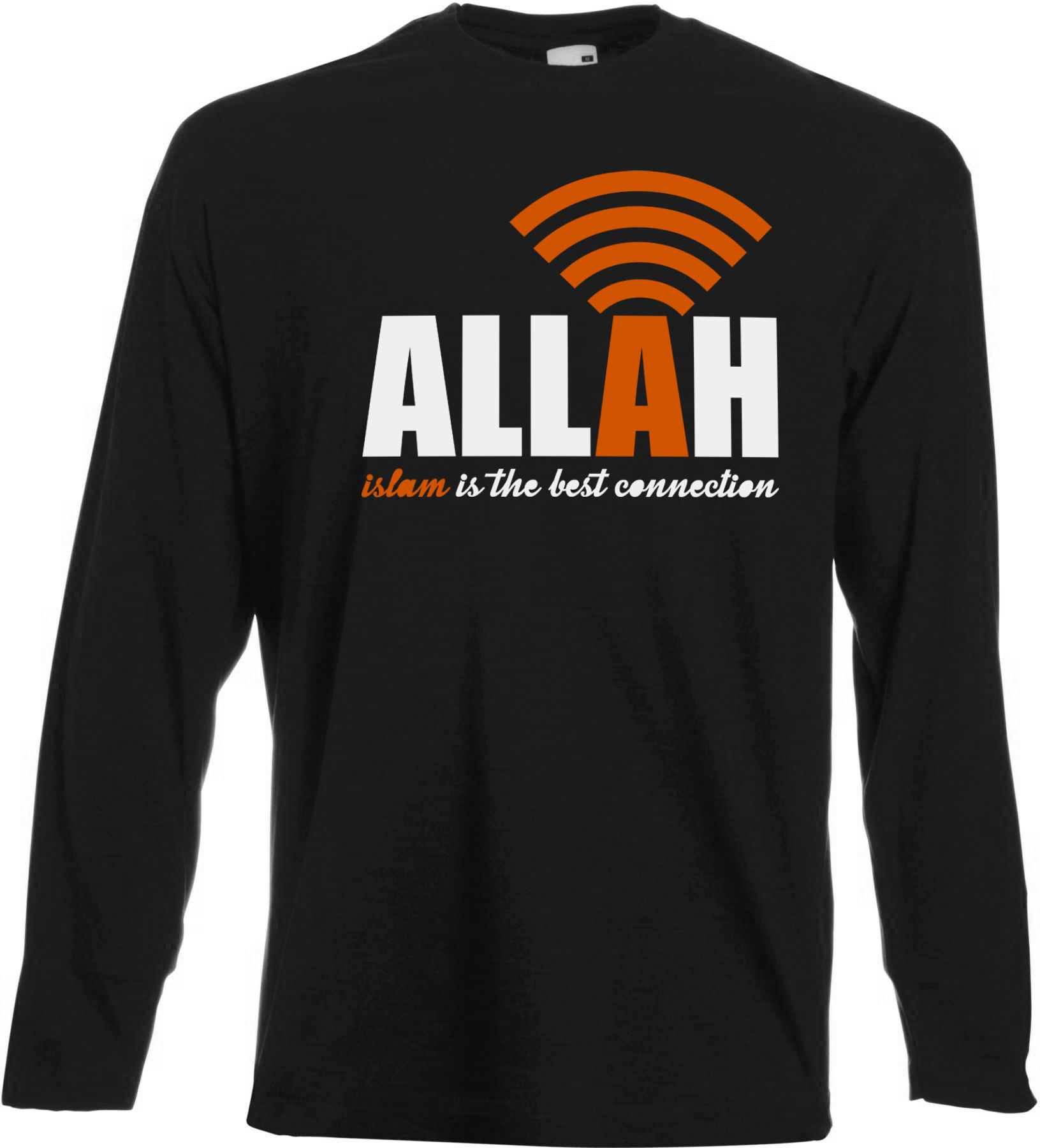 ALLAH Islam is the best connection Langarm T-Shirt - Muslim Halal Wear ...